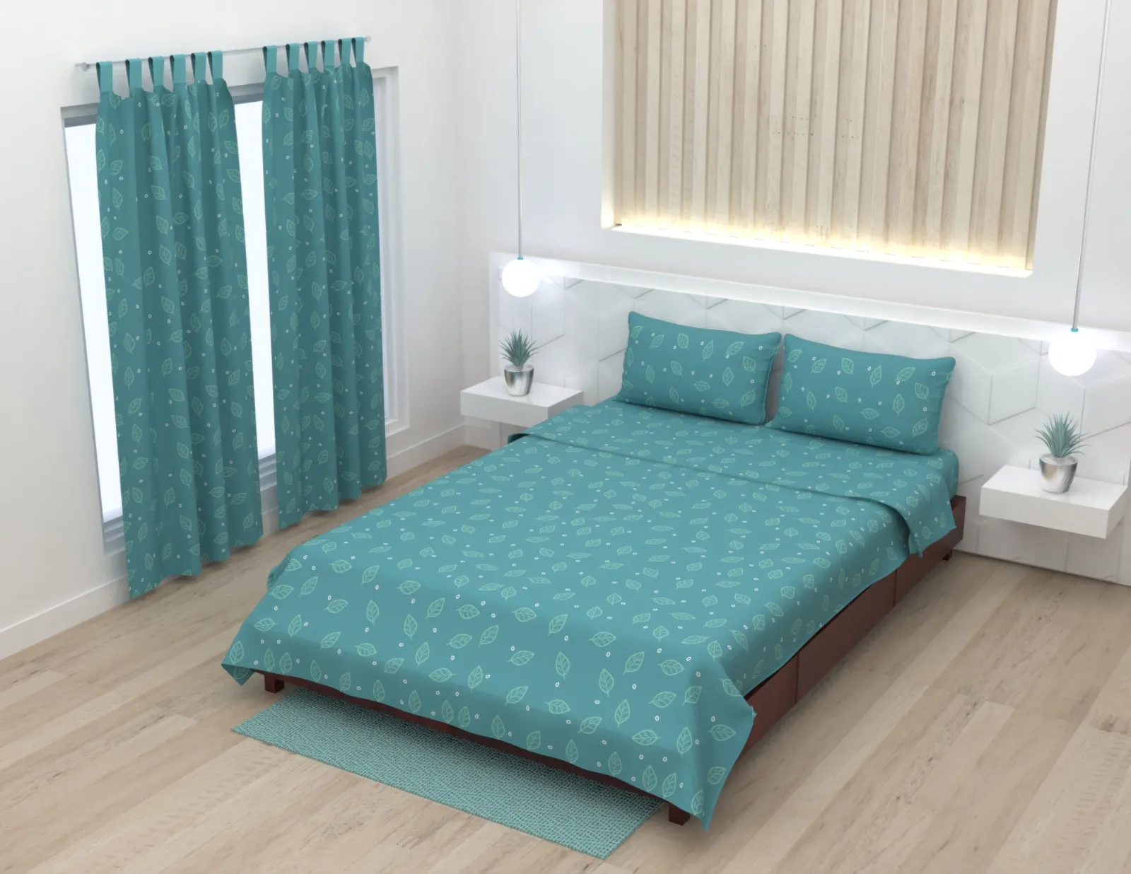 Juego de Sabana con cortina - Casabia